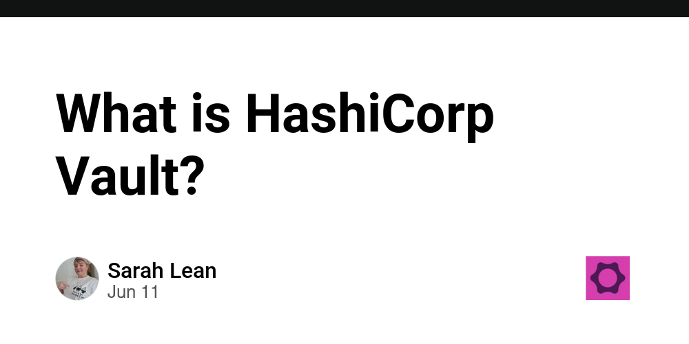 What is HashiCorp Vault? - The Ops Community ⚙️